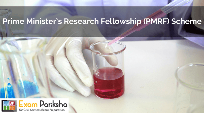 Prime Minister’s Research Fellowship (PMRF) scheme